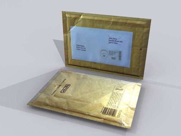 envelope 3d model