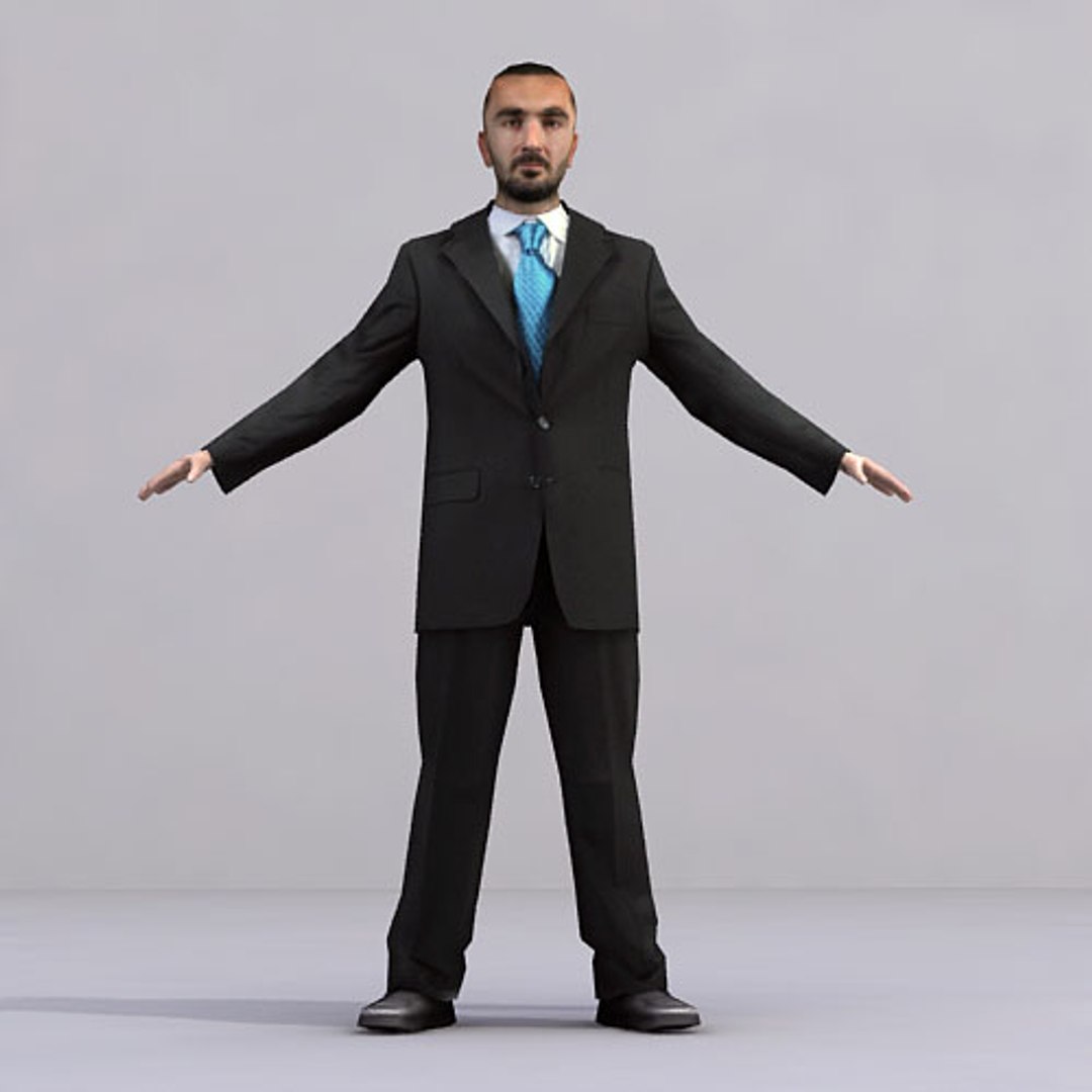 3d model axyz rigged characters