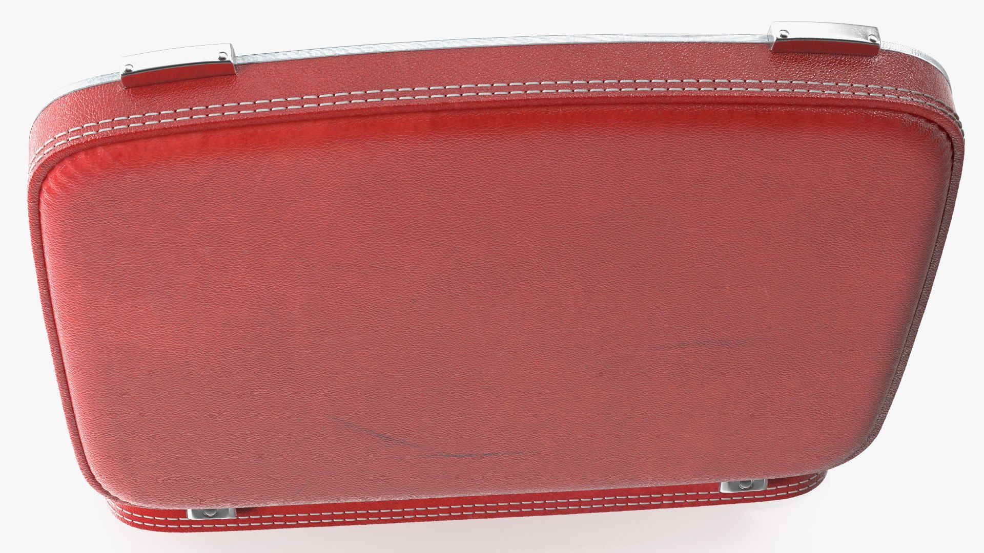 3D Vintage Open Red Suitcase - TurboSquid 2131635