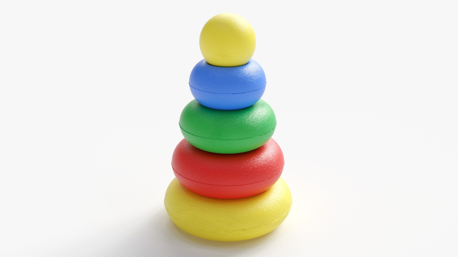 Round Pyramid Toy 3D model - TurboSquid 1966526