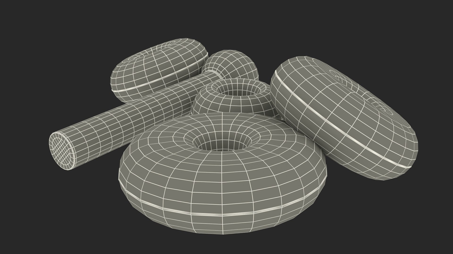 Round Pyramid Toy 3D Model - TurboSquid 1966526