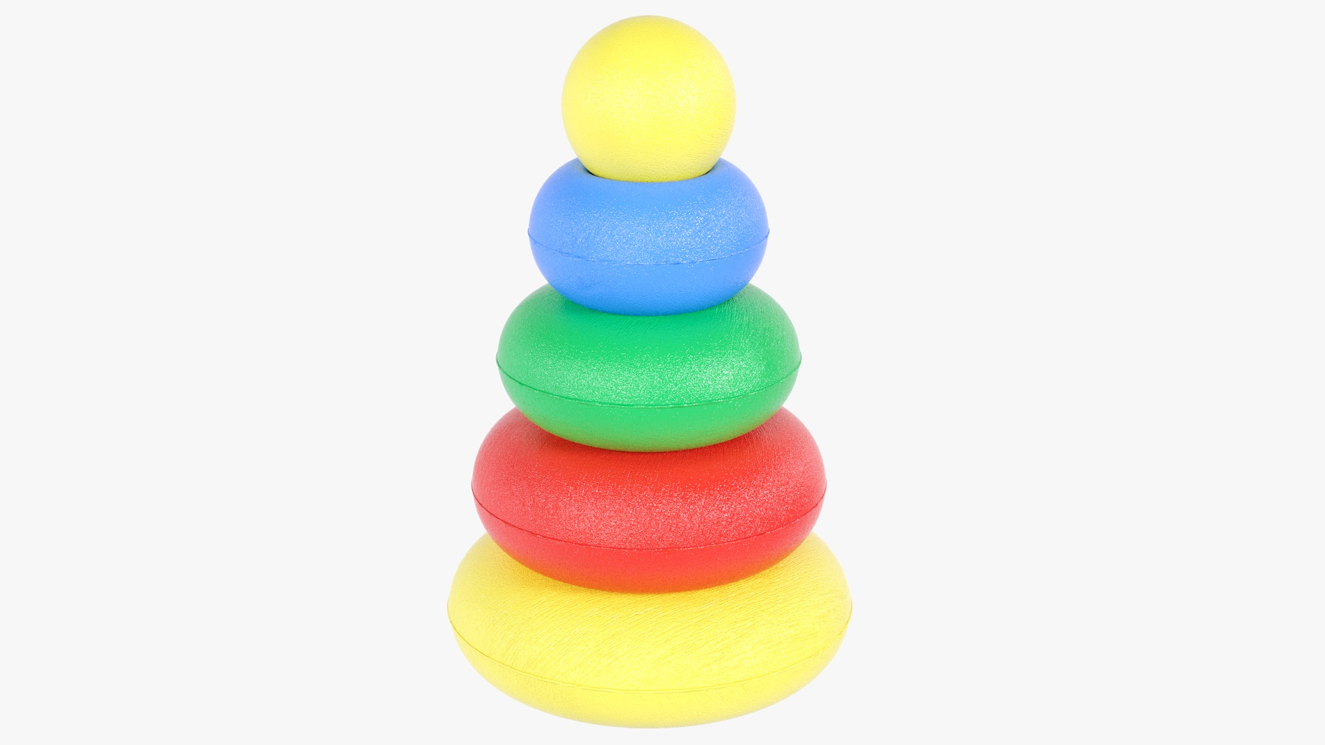 Round Pyramid Toy 3D Model - TurboSquid 1966526