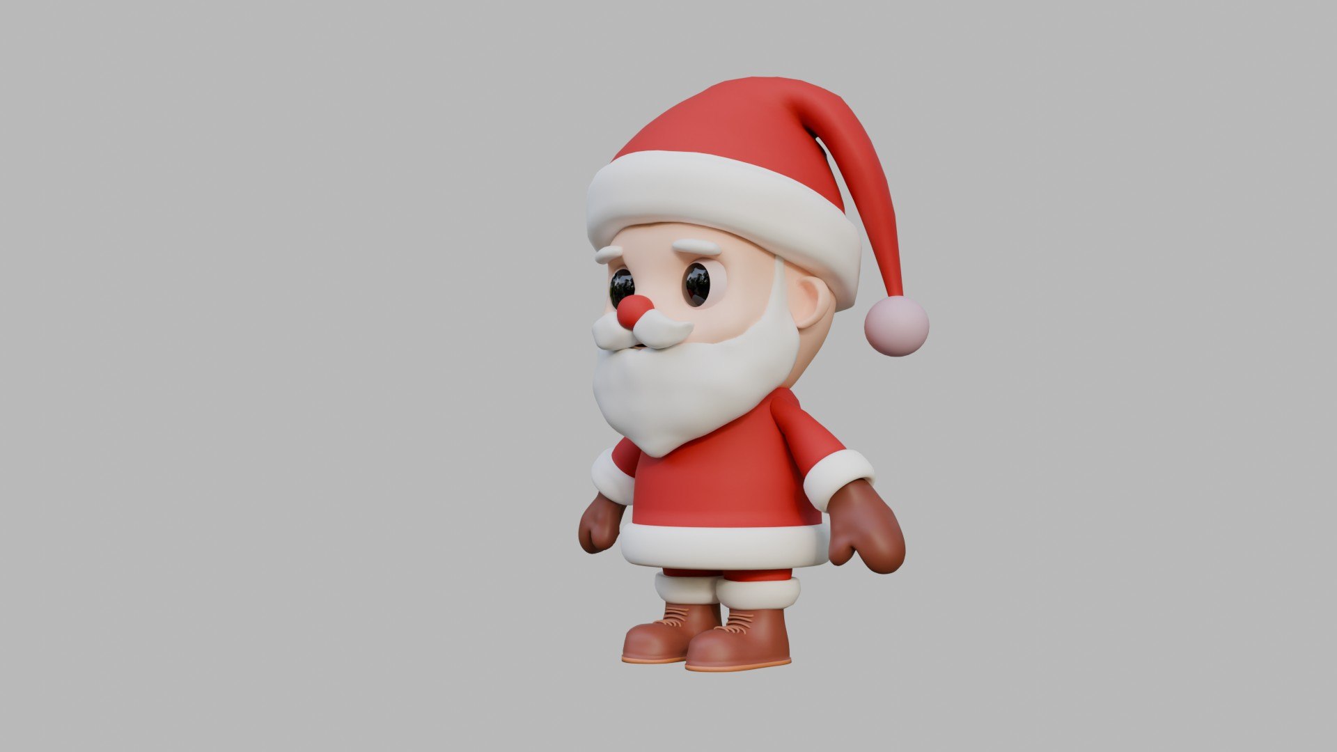 Cute Santa 3D Model - TurboSquid 2167613