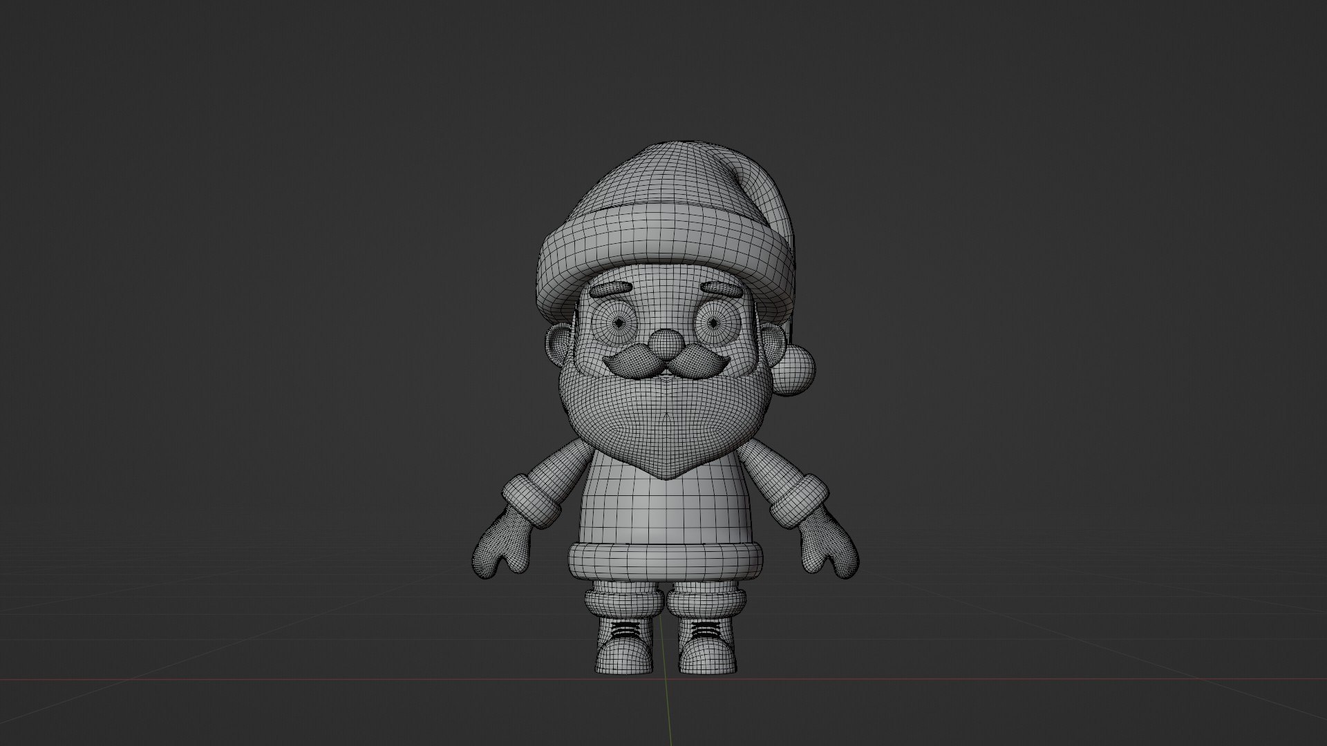 Cute Santa 3D Model - TurboSquid 2167613