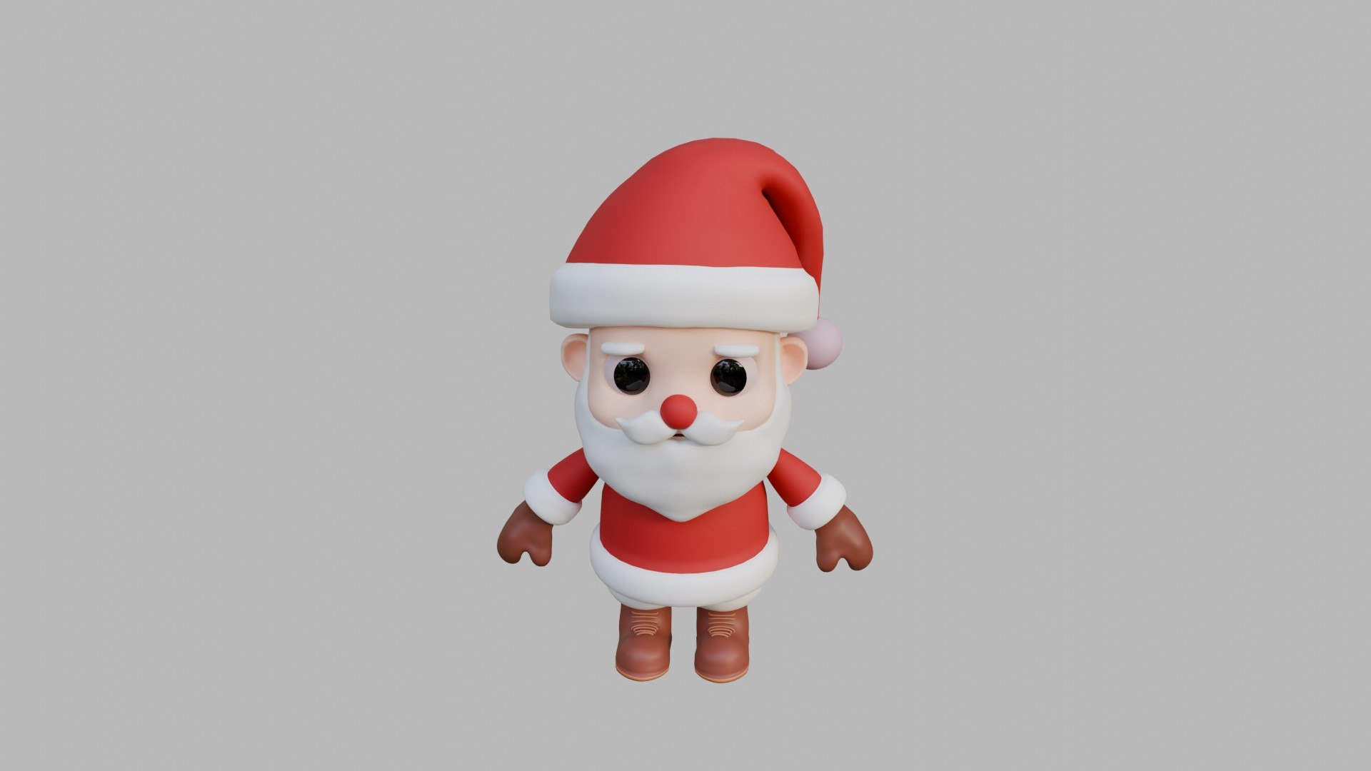 Cute Santa 3D Model - TurboSquid 2167613