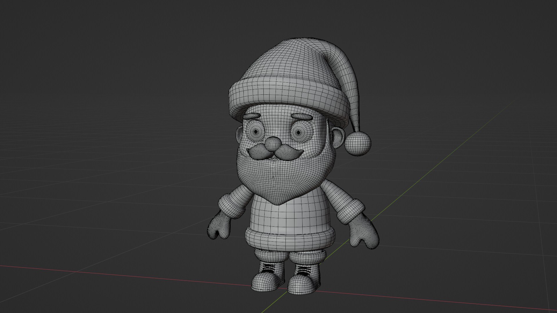 Cute Santa 3D Model - TurboSquid 2167613