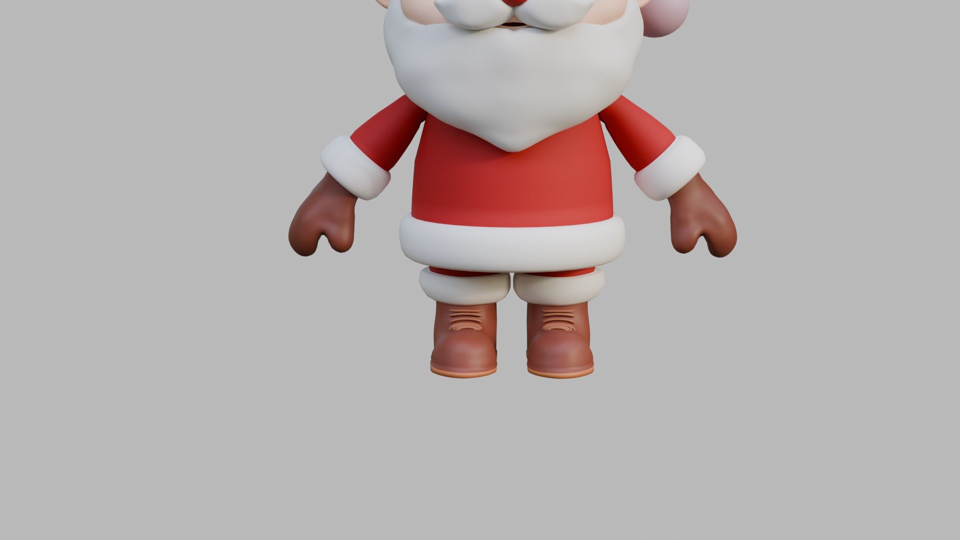 Cute Santa 3D Model - TurboSquid 2167613
