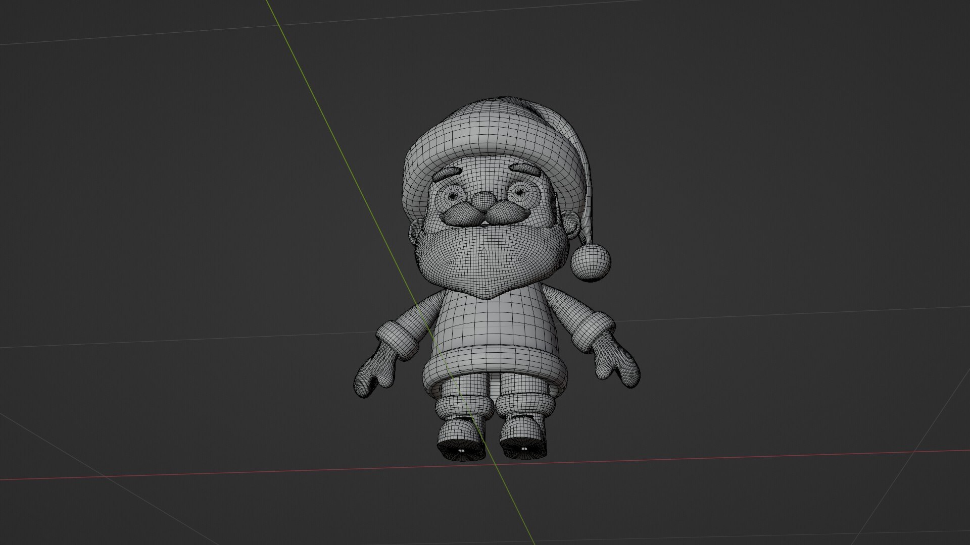 Cute Santa 3D Model - TurboSquid 2167613