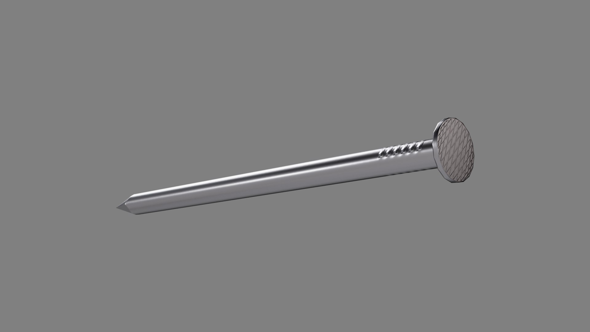 Steel Nail 3D Model - TurboSquid 2045561