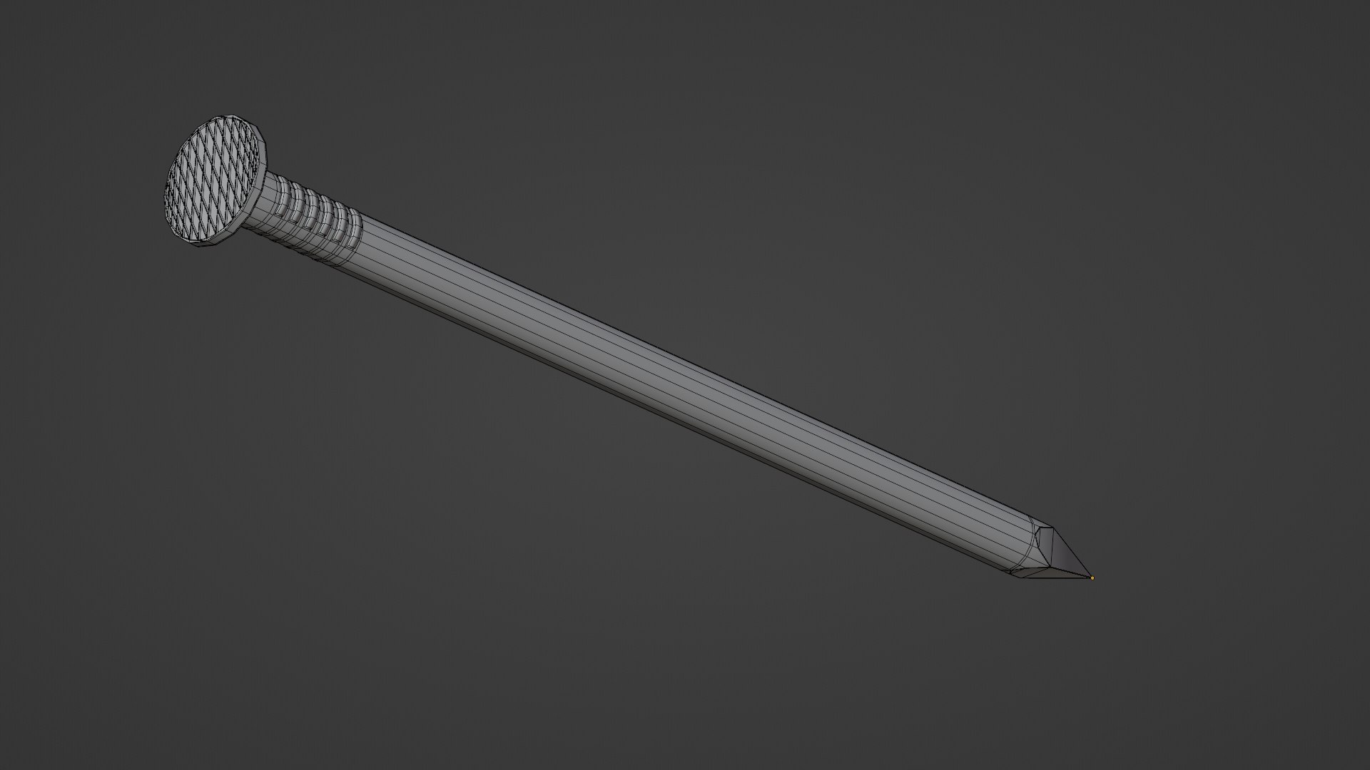 Steel Nail 3D Model - TurboSquid 2045561
