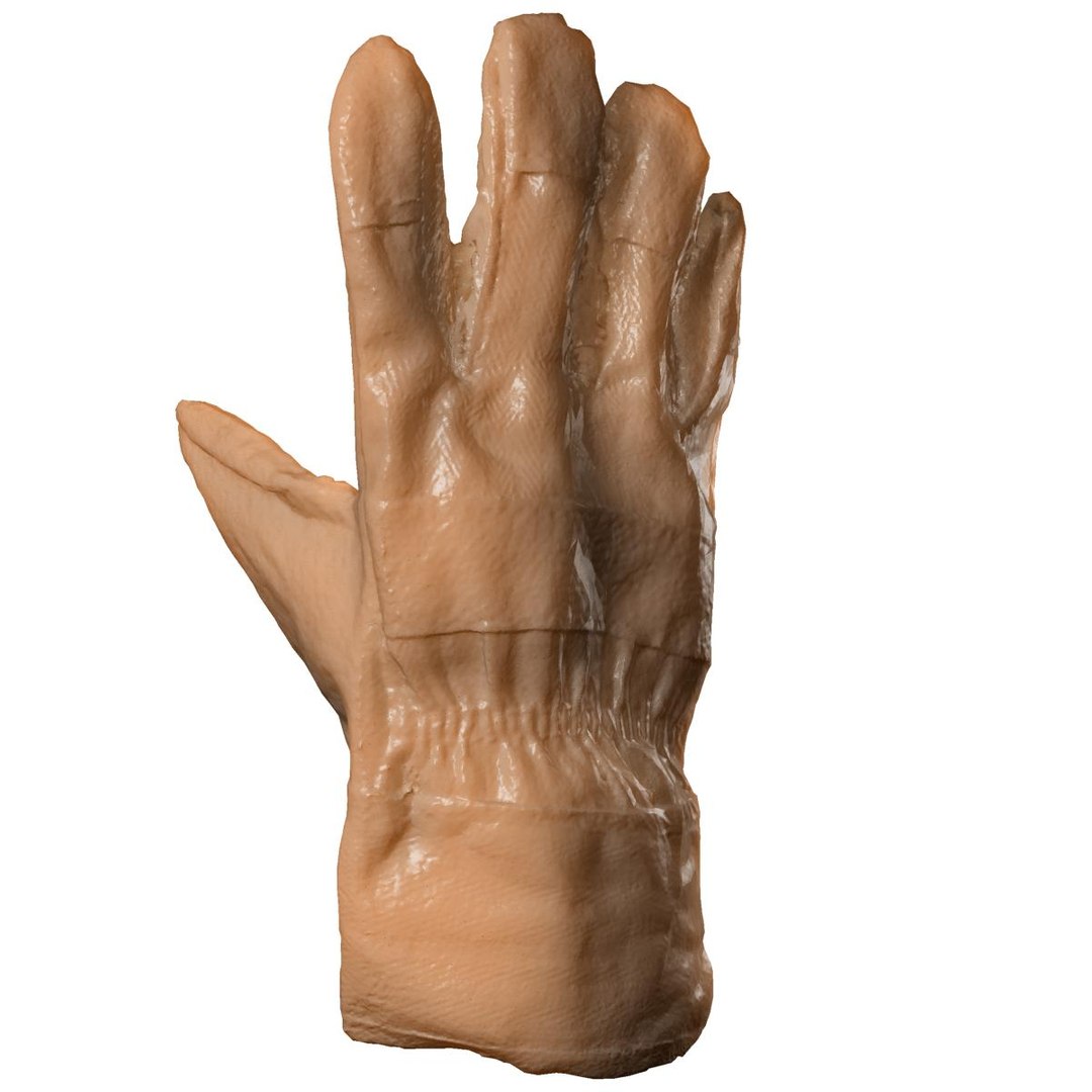 3d Protective Glove Model