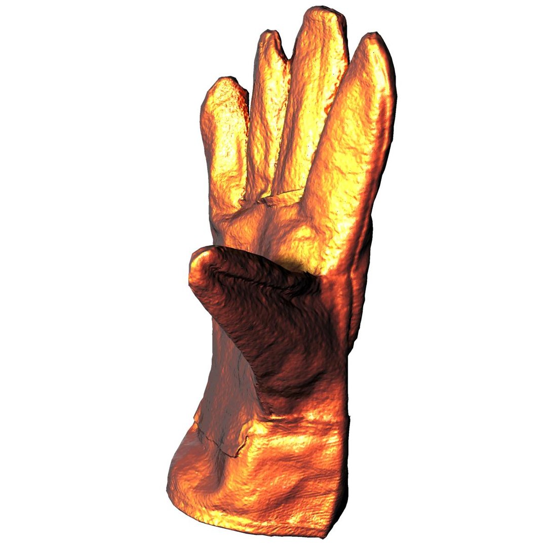 3d Protective Glove Model