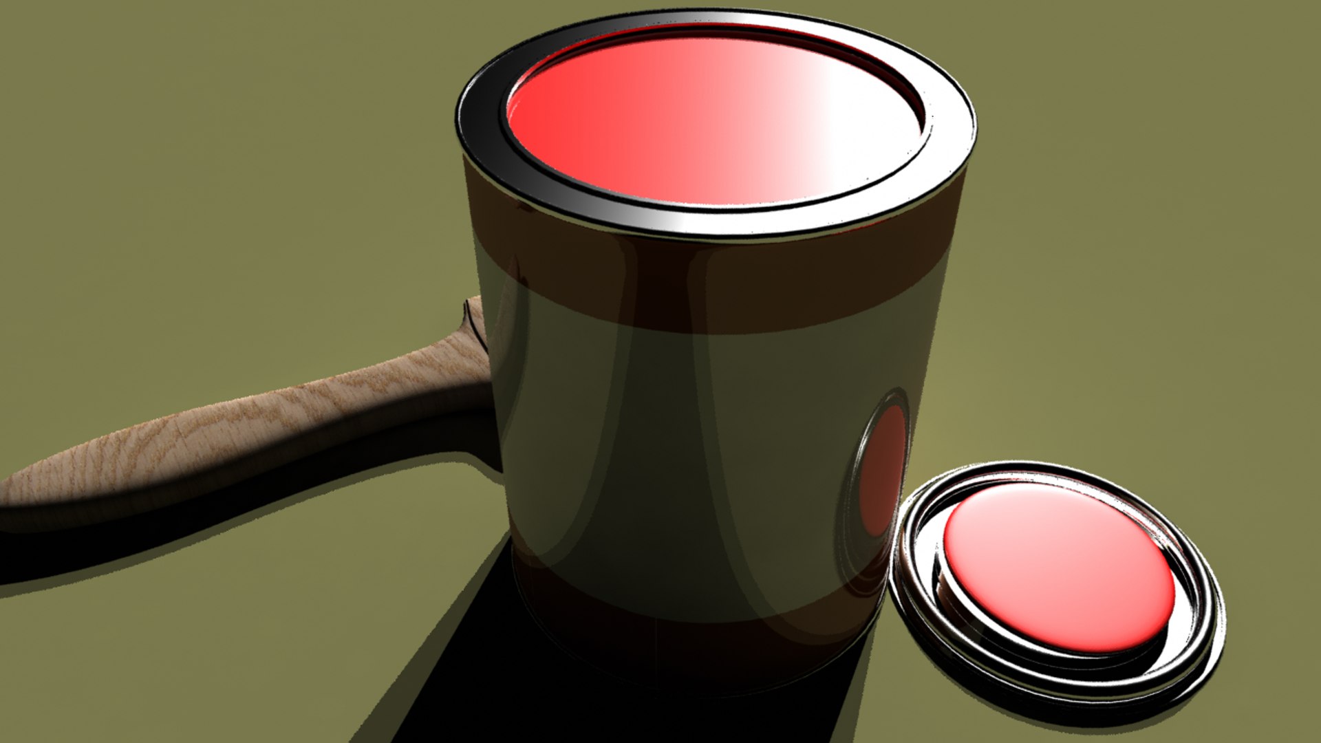 Paint Liquid Color 3d Obj
