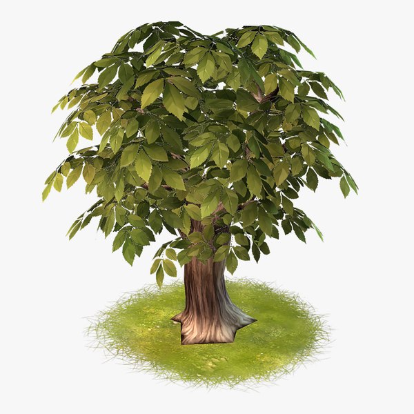 cartoon tree 04 3d max