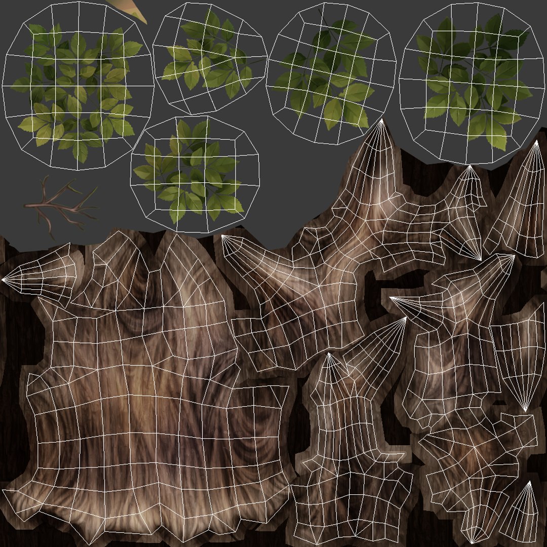 Cartoon Tree 04 3d Max