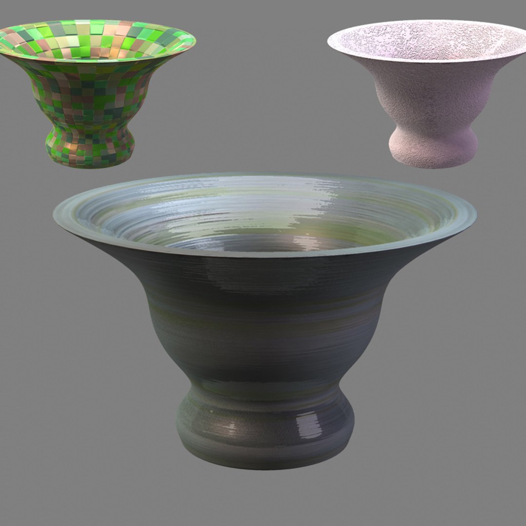20 vase set 3d max