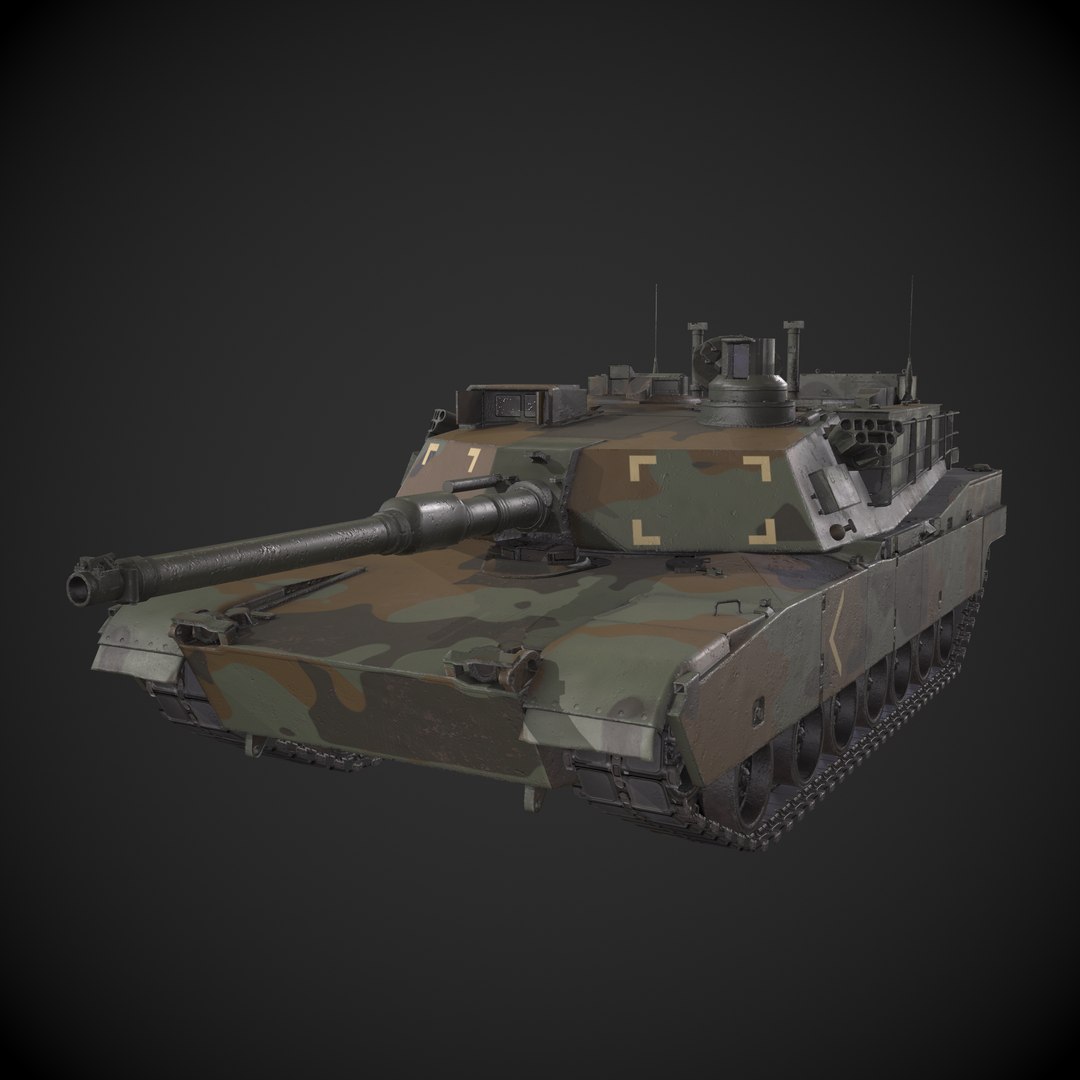 M1A2 Abrams Tank Model - TurboSquid 2111240