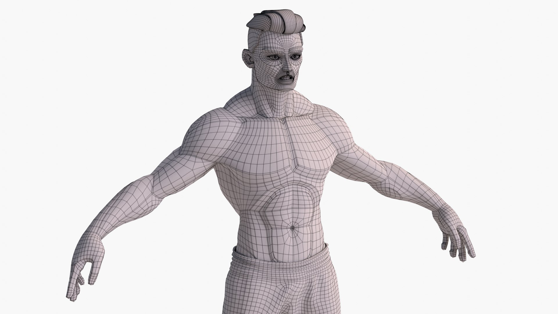 3D Stylized Human Male Muscular - TurboSquid 1959384