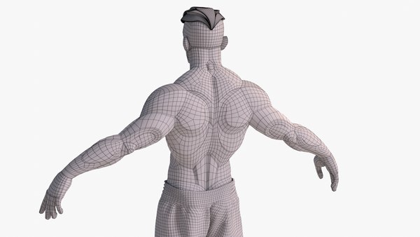 3D Stylized Human Male Muscular - TurboSquid 1959384
