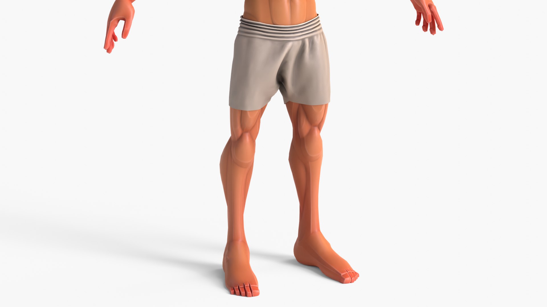 3D Stylized Human Male Muscular - TurboSquid 1959384