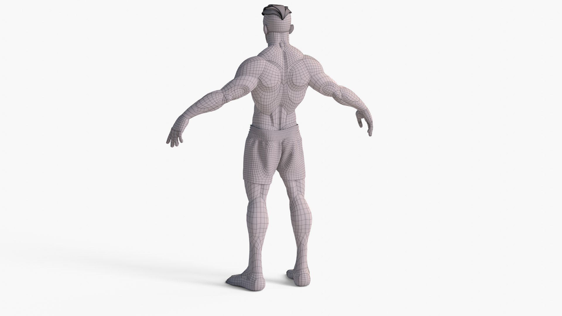 3D Stylized Human Male Muscular - TurboSquid 1959384