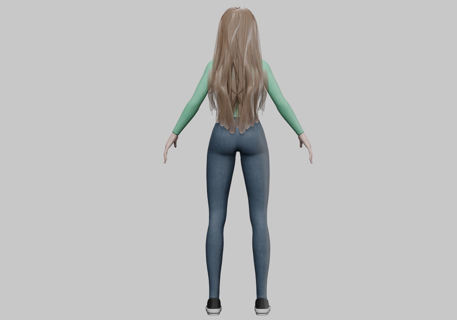 Pretty Cool Girl V33406 3D - TurboSquid 2263610