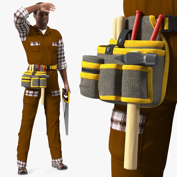 Afro American Woodworker 3D model - TurboSquid 1747732