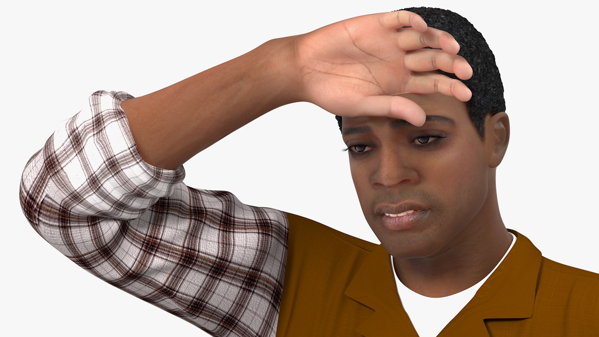 Afro American Woodworker 3D model - TurboSquid 1747732