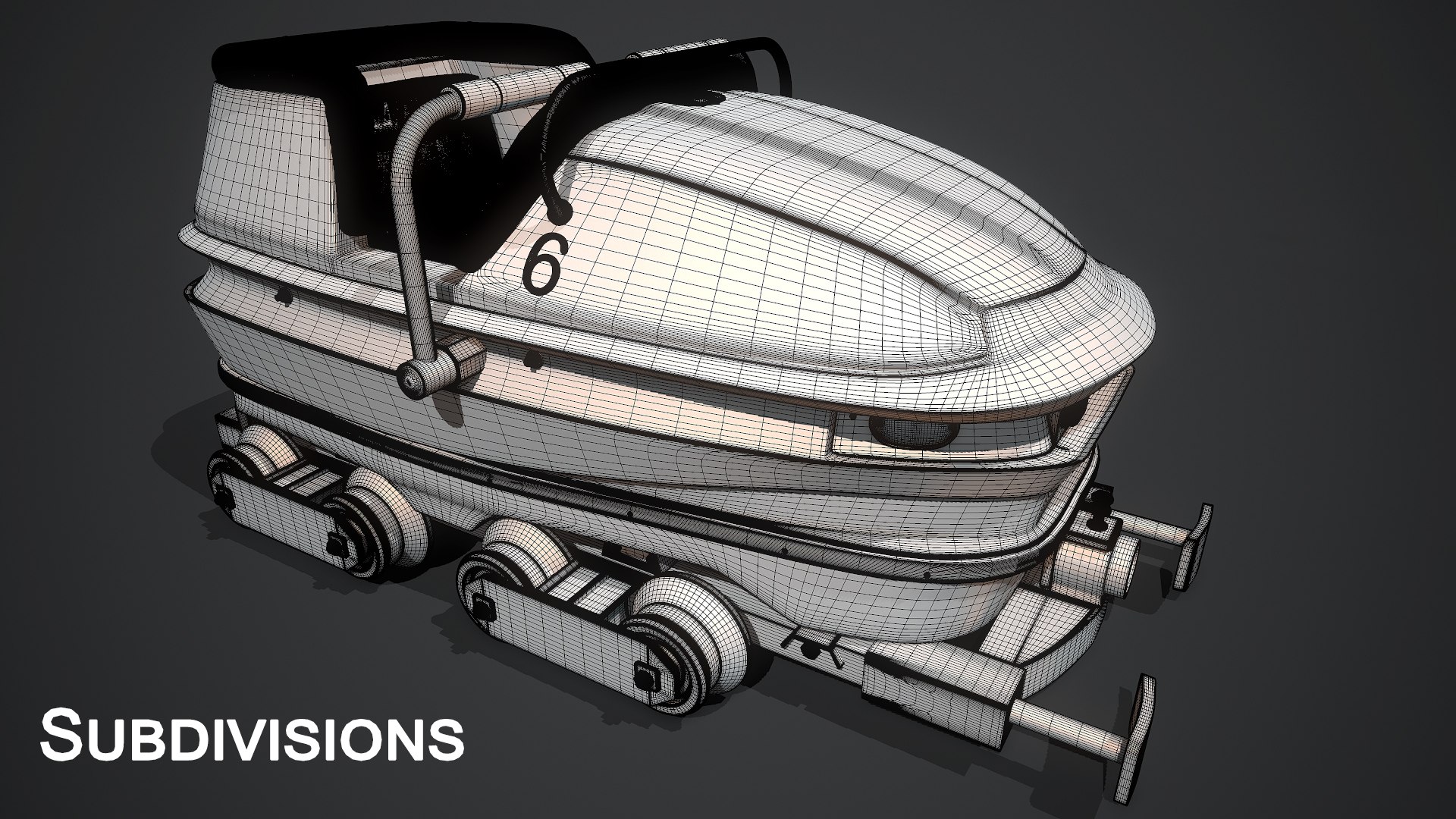Roller Coaster Cart Train 3D Model - TurboSquid 1373204