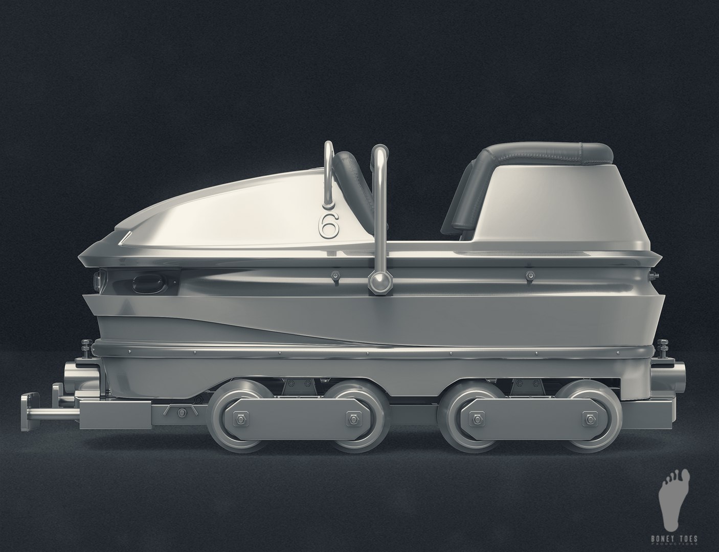 Roller Coaster Cart Train 3D Model - TurboSquid 1373204