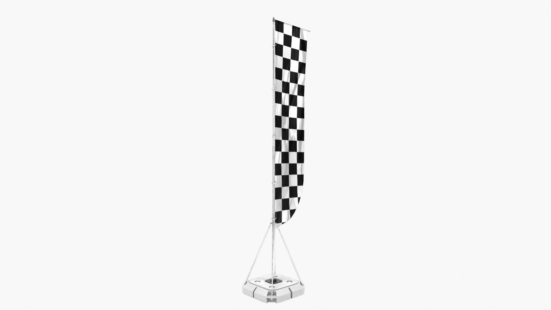Checkered Flag 3D Model - TurboSquid 2002578