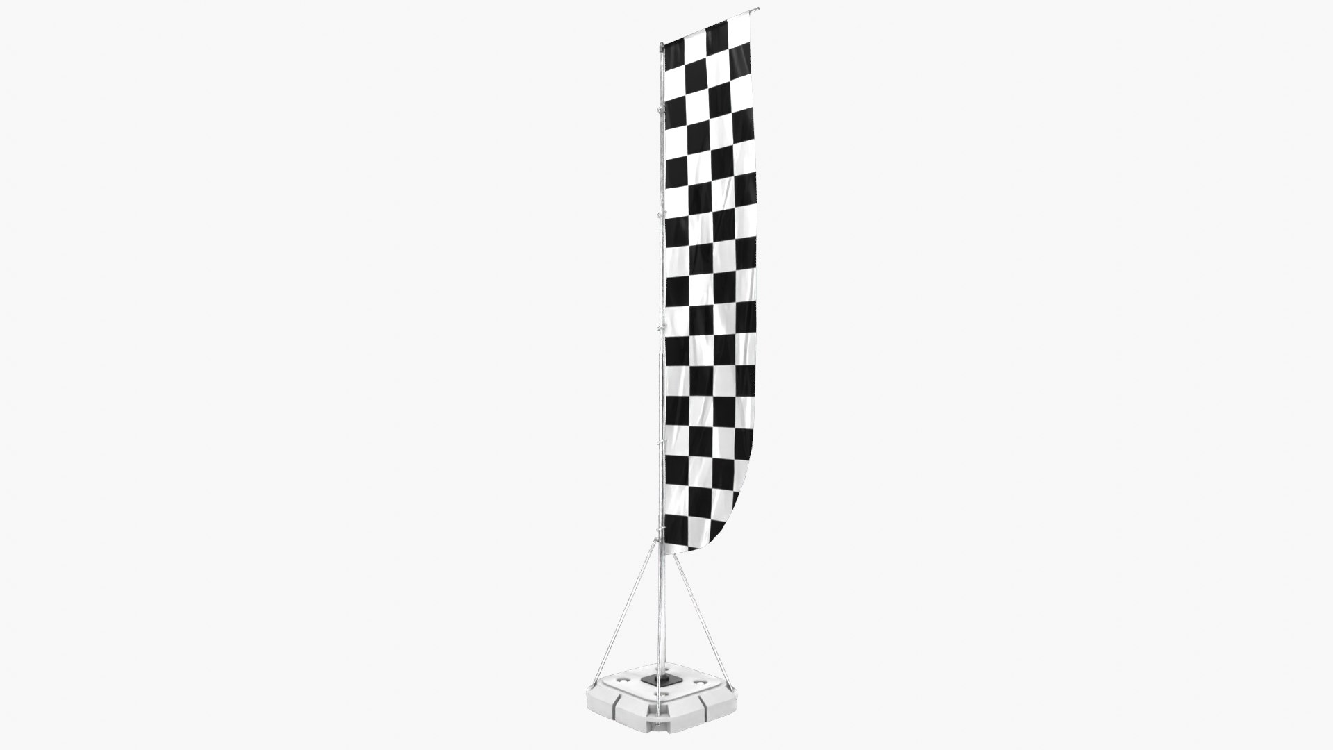 Checkered Flag 3D Model - TurboSquid 2002578