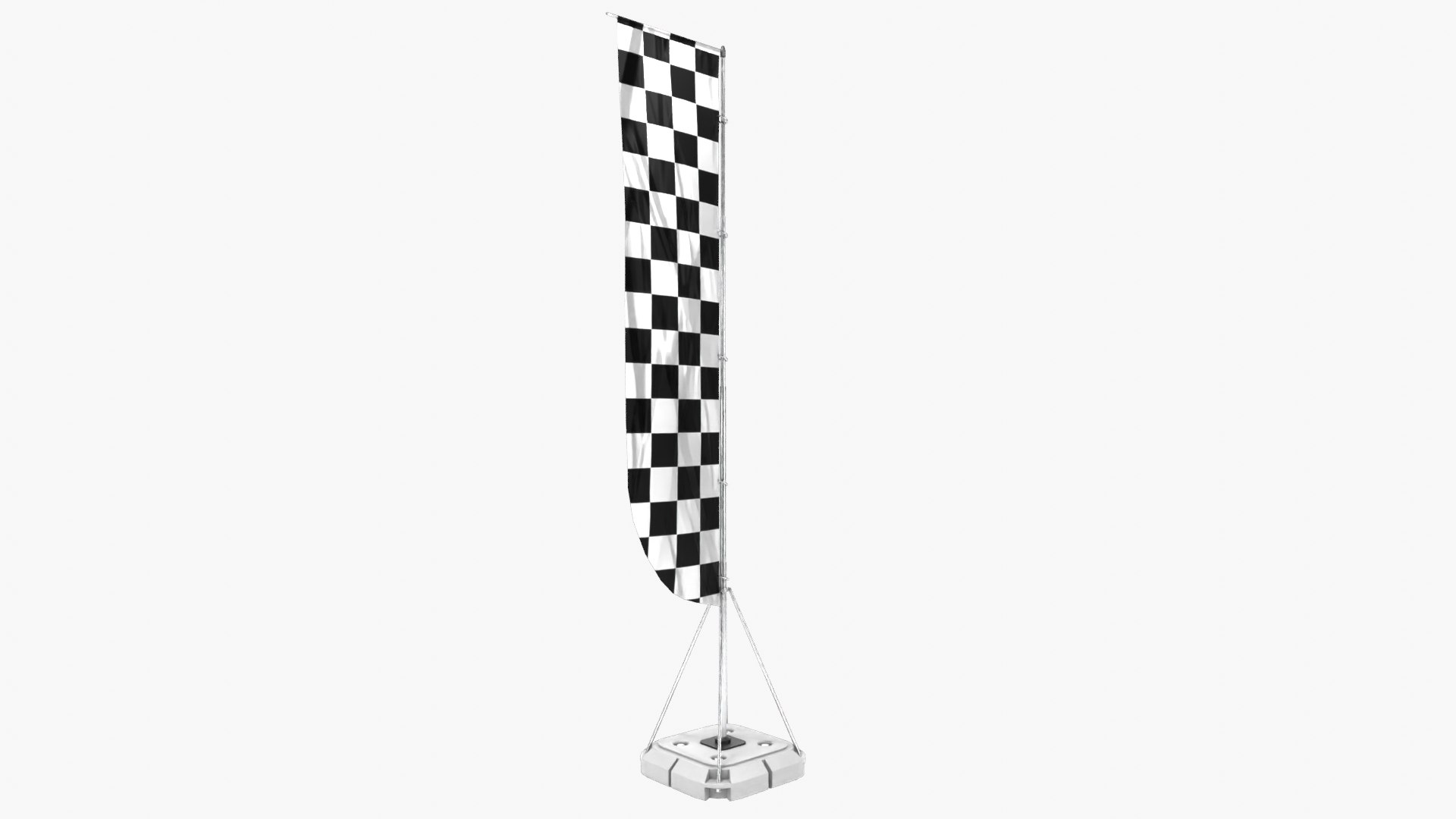 Checkered Flag 3D Model - TurboSquid 2002578