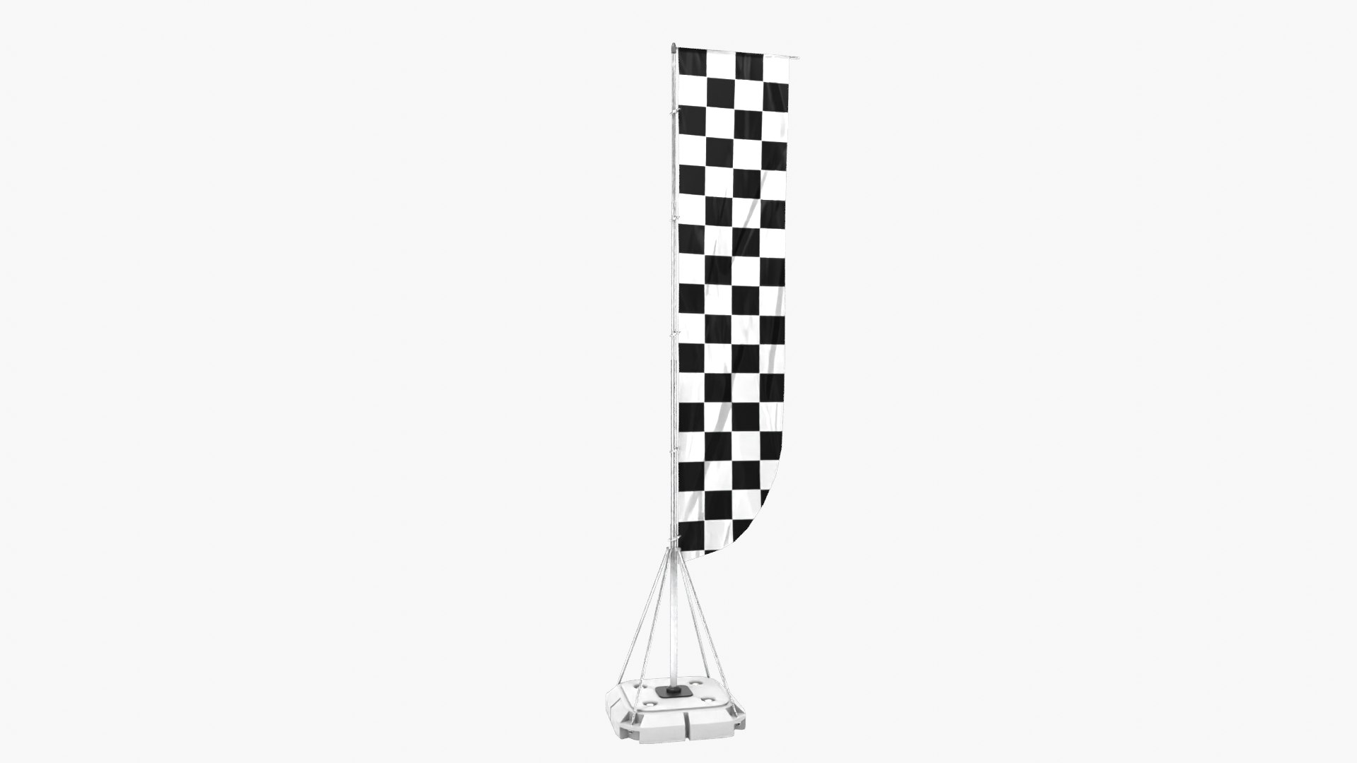 Checkered Flag 3D Model - TurboSquid 2002578