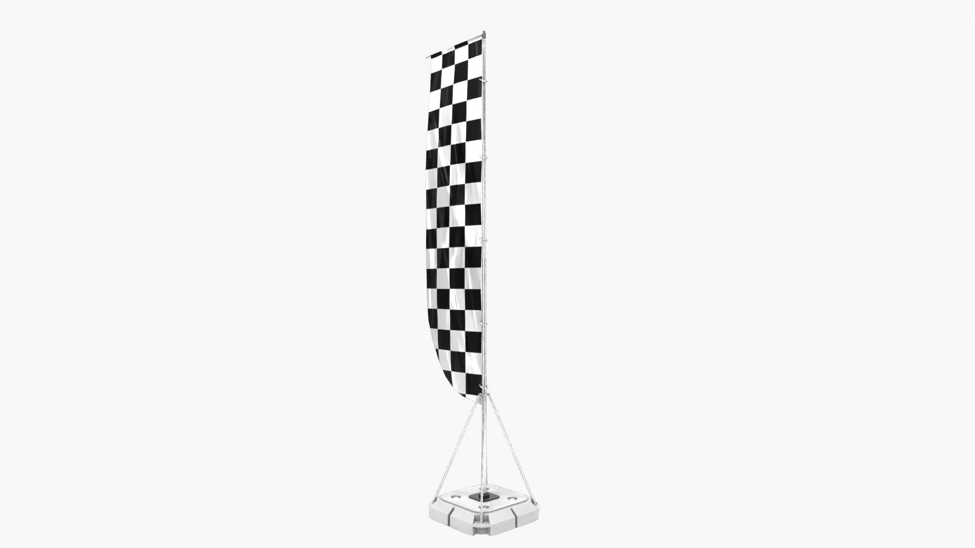 Checkered Flag 3D Model - TurboSquid 2002578