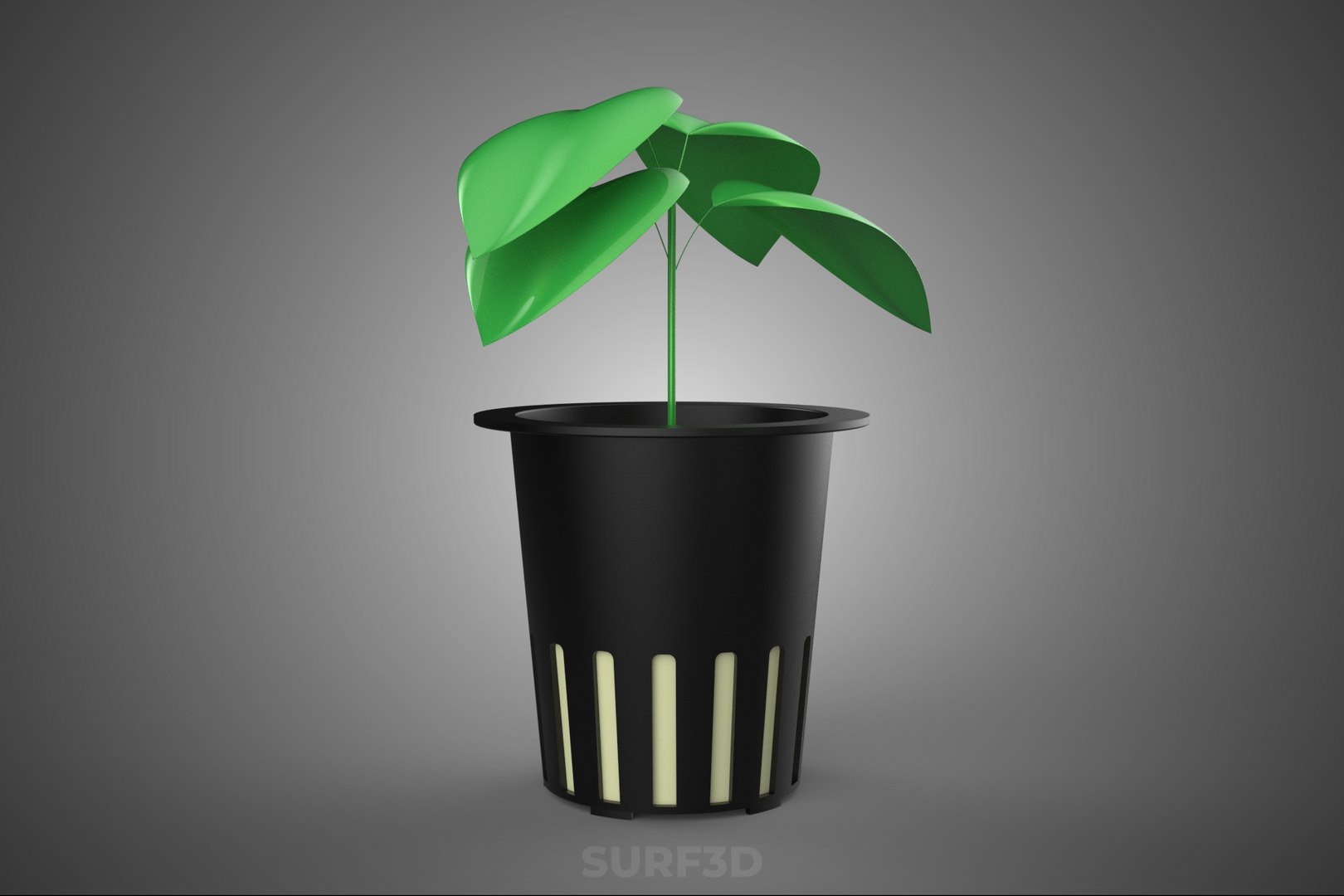 PLANT HYDROPONIC NET POT CUP MESH MEDIUM ROCKWOOL FOAM SPONGE PU 3D ...