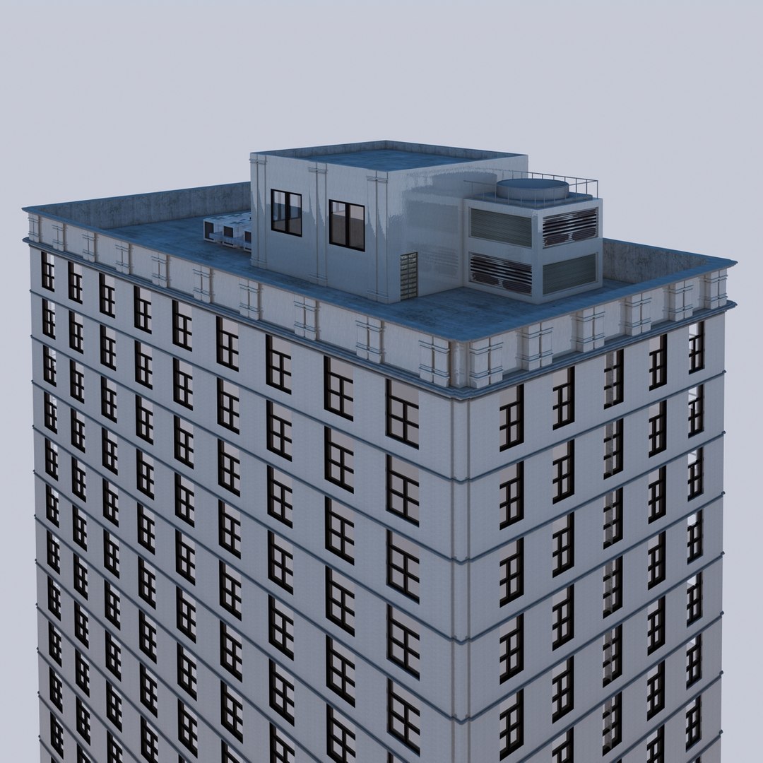 New York Building 3d Model