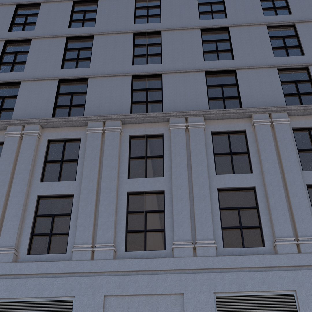 New York Building 3d Model