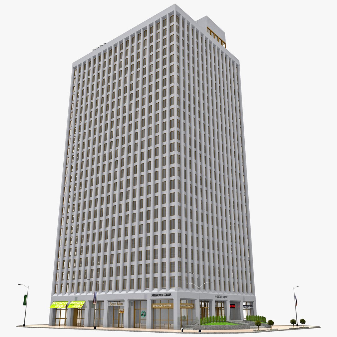 New York Building 3d Model
