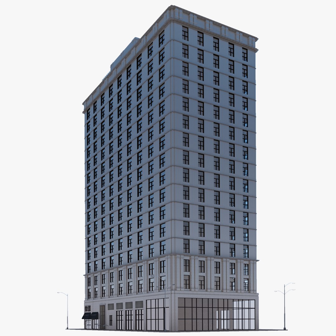 New York Building 3d Model