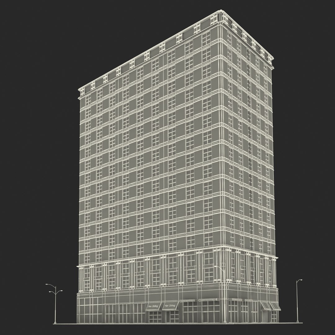 New York Building 3d Model