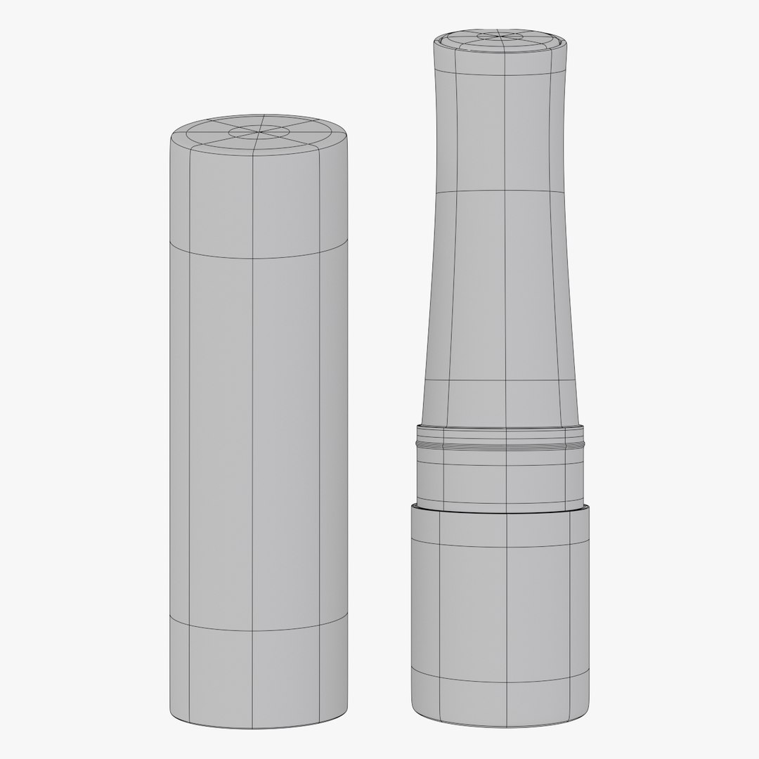 Lipstick Lips 3d Model
