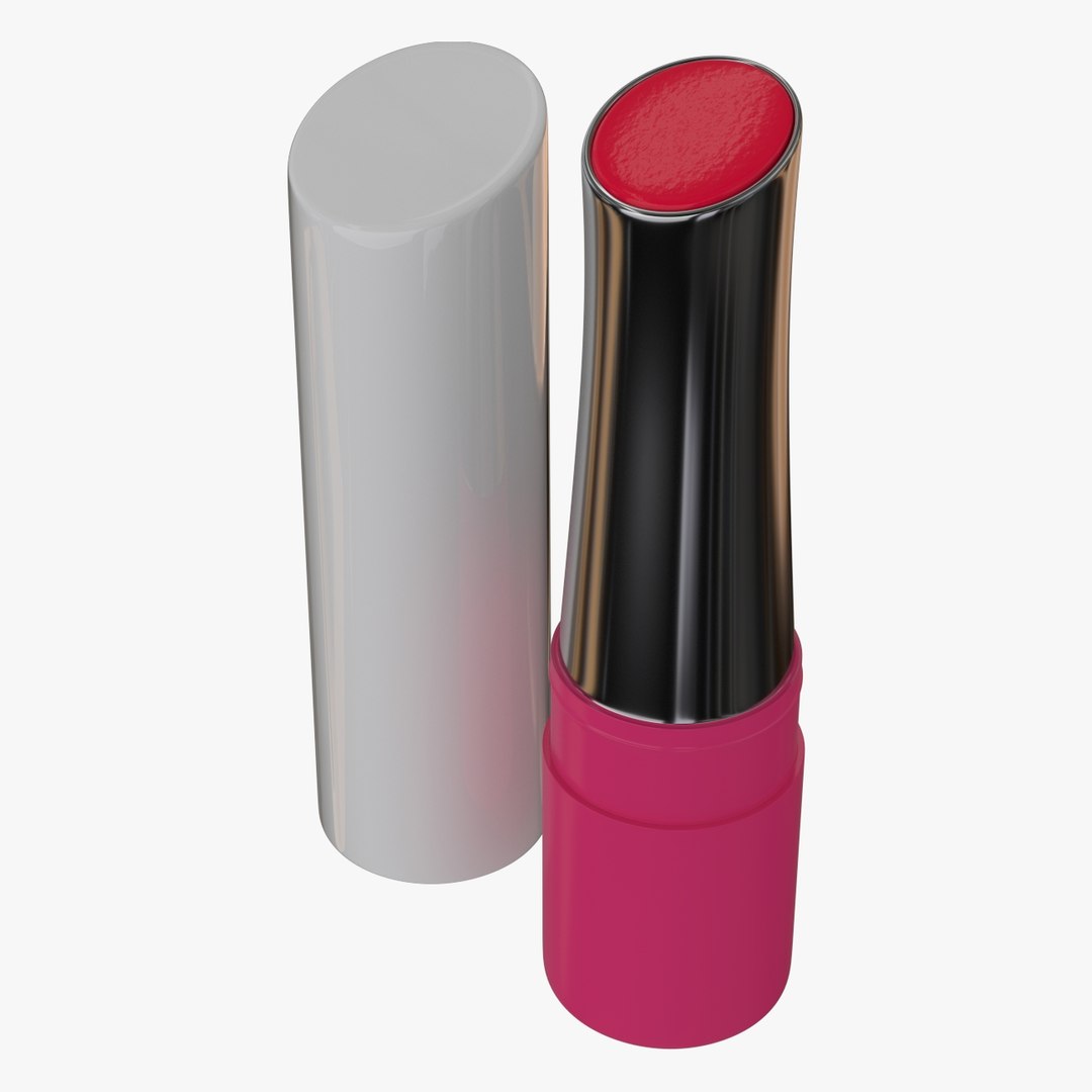 Lipstick Lips 3d Model