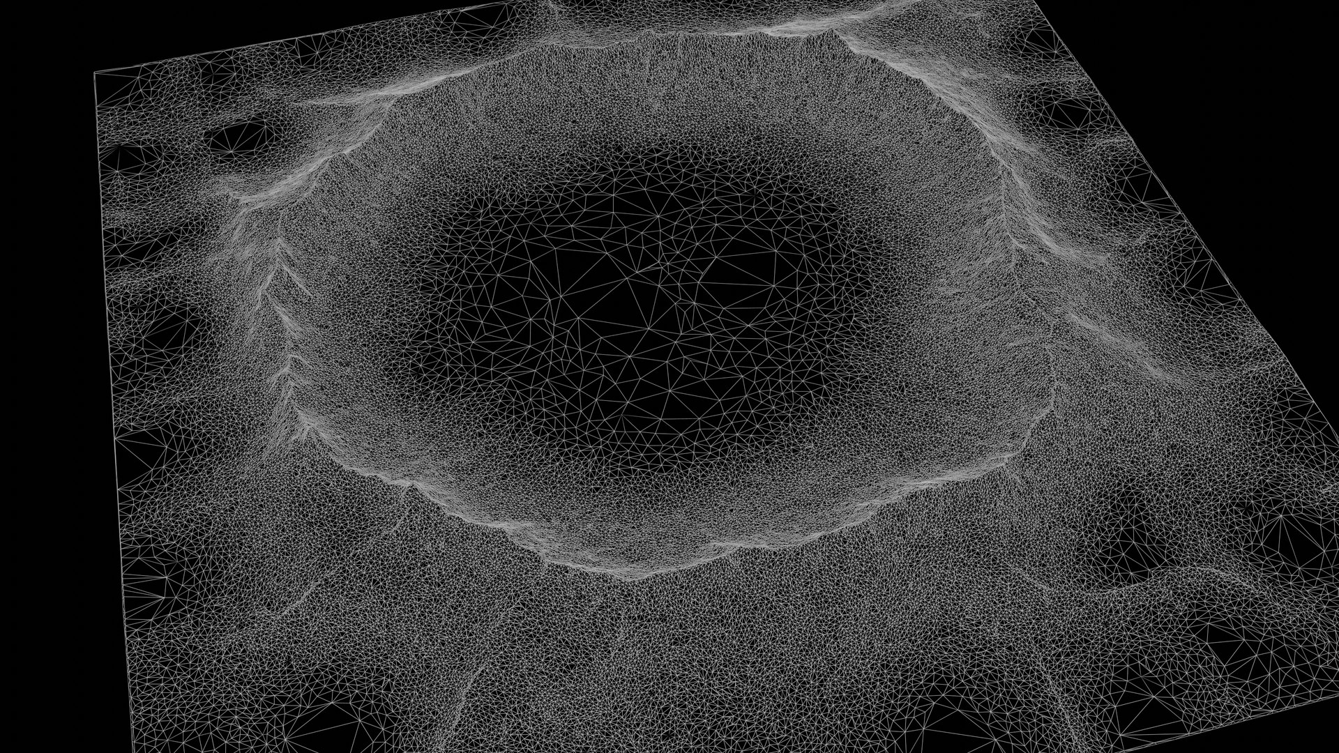 3D Mars And Moon Craters For Level Design Of Alien Planets Low-poly 3D ...