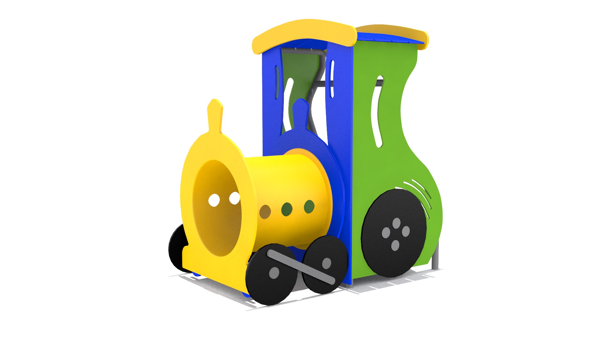 Play train playhouse 3D - TurboSquid 1697414