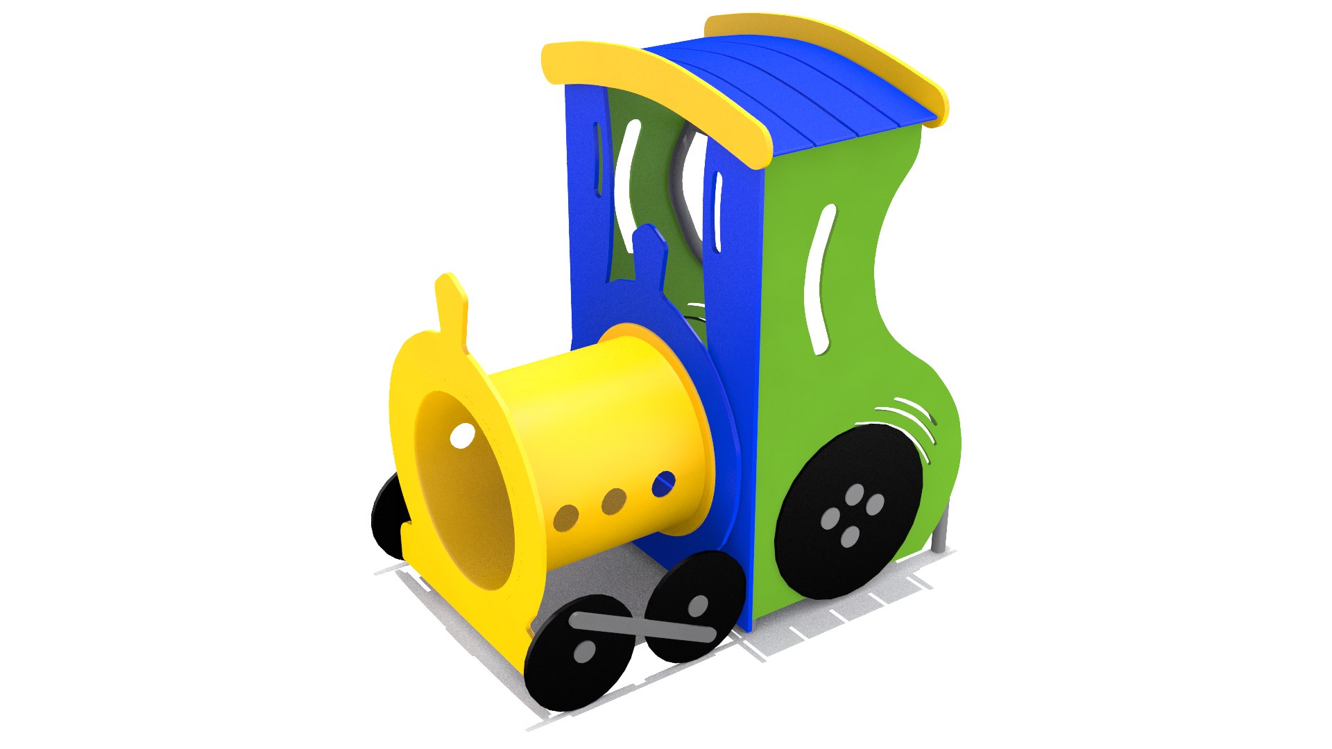 Play train playhouse 3D - TurboSquid 1697414