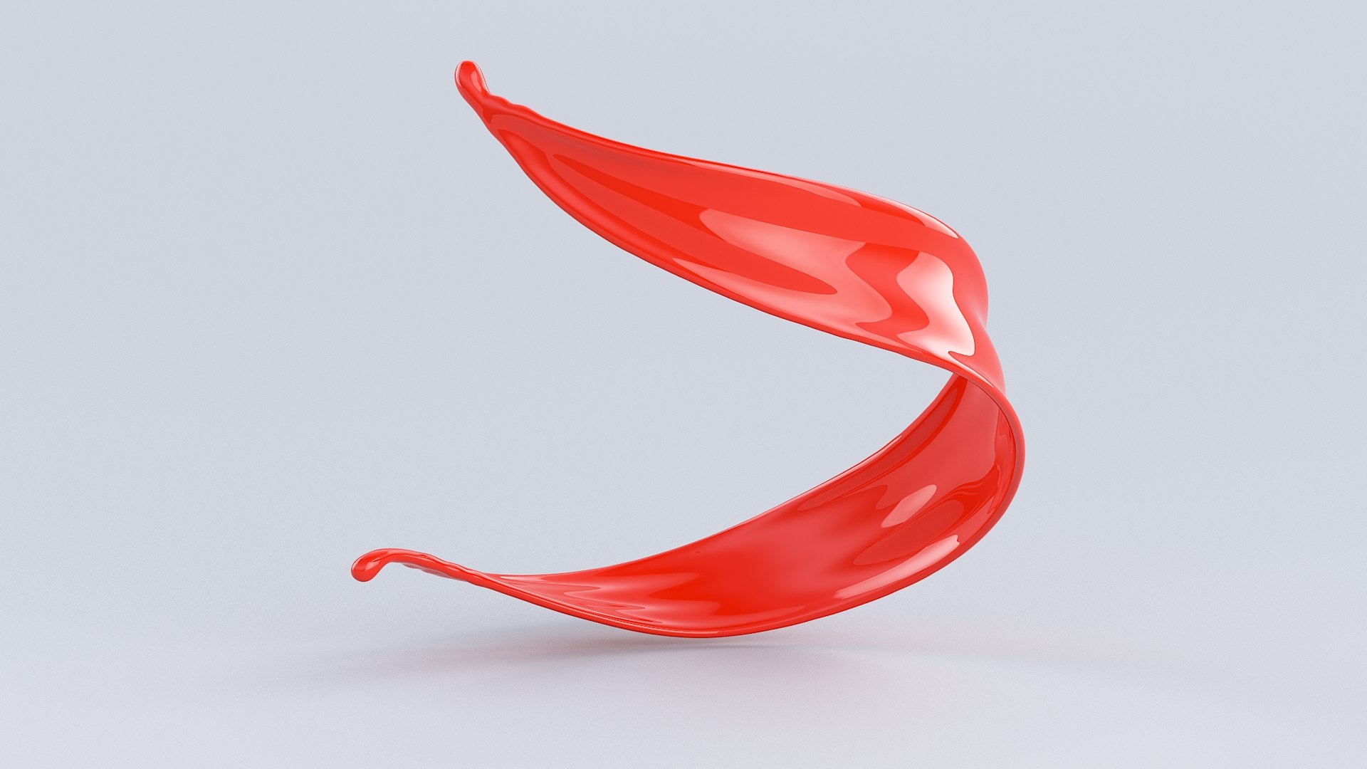 3D Elegant Curved Splash 04 - TurboSquid 2033099