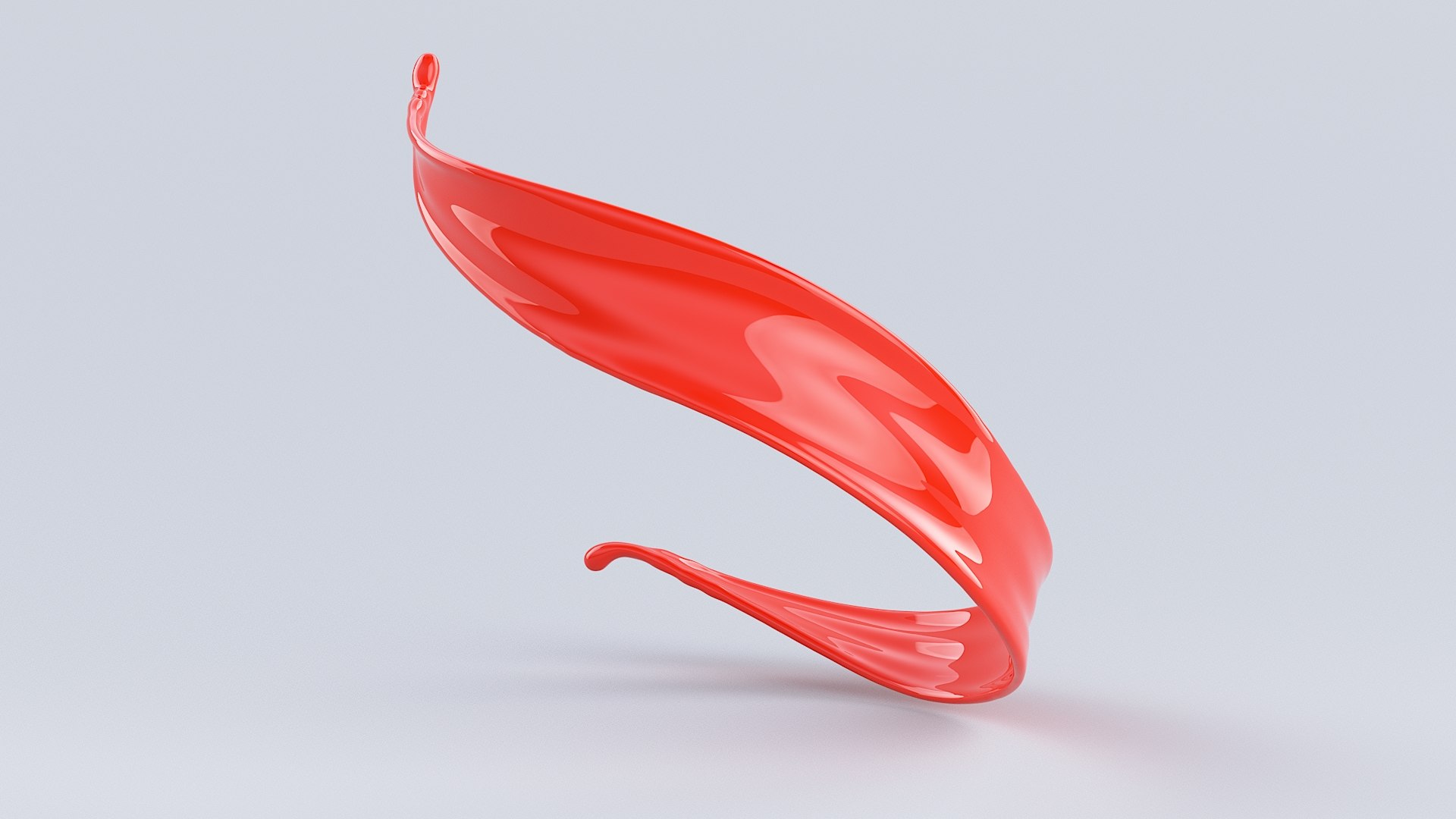 3D Elegant Curved Splash 04 - TurboSquid 2033099