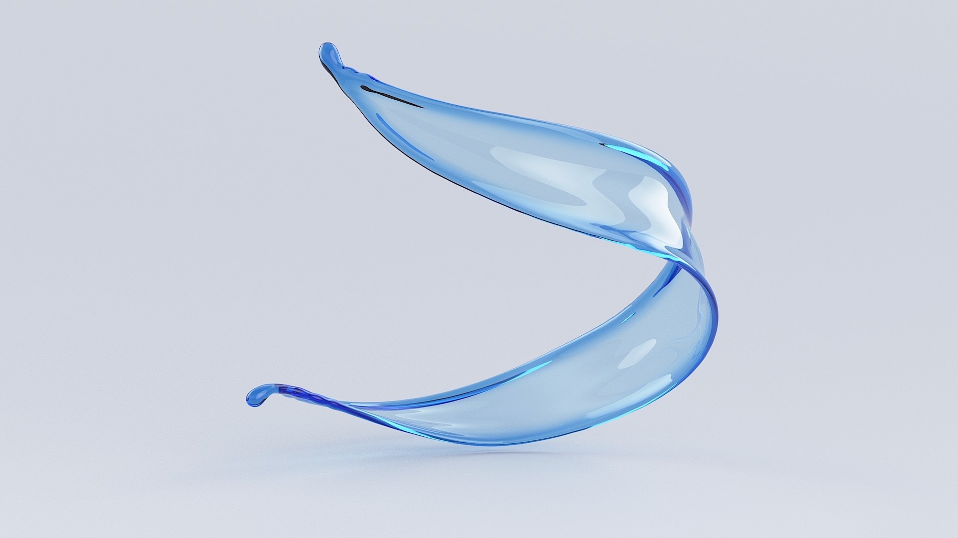 3D Elegant Curved Splash 04 - TurboSquid 2033099