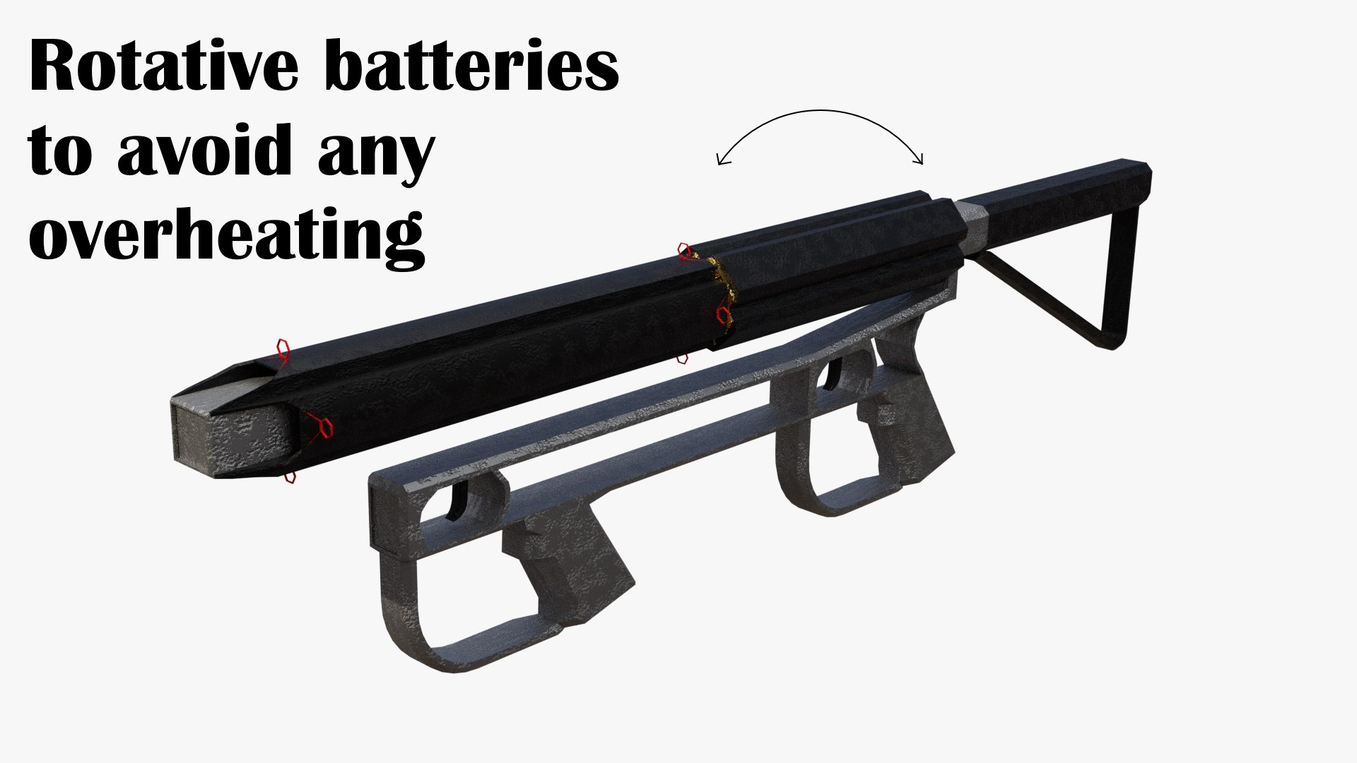 Concept Particle Rifle Gun 3D Model - TurboSquid 1573363